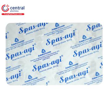 [CHÍNH HÃNG] Thuốc Spas-Agi giảm co thắt cơ trơn, giảm đau
