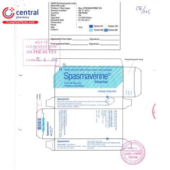 Thuốc Spasmaverine 40mg - điều trị các vấn đề về đường tiêu hóa