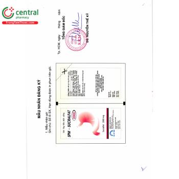 Thuốc SPM-Sucralfat 2000 - Điều trị loét dạ dày, tá tràng, trào ngược