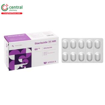 Thuốc Staclazide 60 MR trị đái tháo đường không phụ thuộc insulin