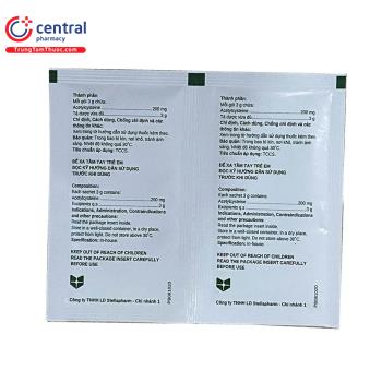 Thuốc tiêu nhầy Stacytine 200 GRA (gói): tác dụng, liều dùng, giá bán