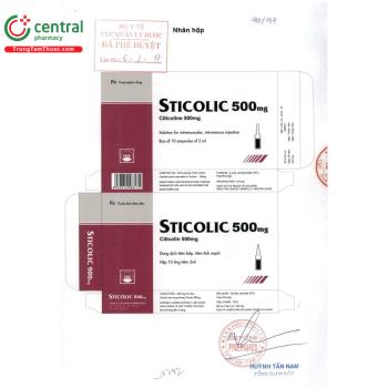 Thuốc Sticolic 500mg - Điều trị rối loạn ý thức do chấn thương đầu