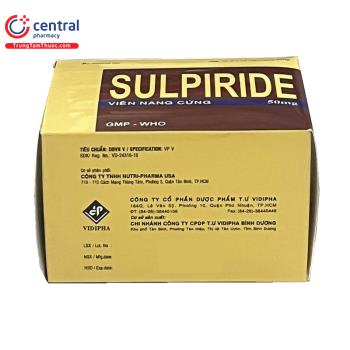 Thuốc Sulpiride capsule 50mg Vidipha điều trị rối loạn tâm thần