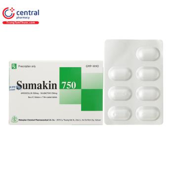 [CHÍNH HÃNG] Thuốc Sumakin 750 điều trị các bệnh nhiễm khuẩn