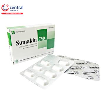 [CHÍNH HÃNG] Thuốc Sumakin 750 điều trị các bệnh nhiễm khuẩn