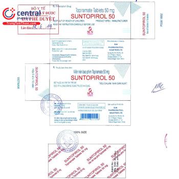 [CHÍNH HÃNG] Thuốc Suntopirol 50 hiệu quả trong điều trị động kinh