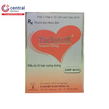[CHÍNH HÃNG] Thuốc Tadalafil 20mg Armephaco trị rối loạn cương dương
