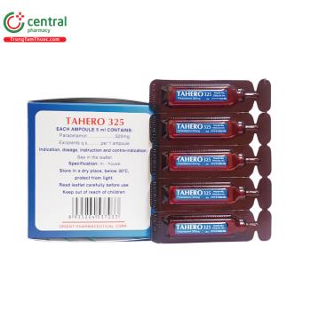 Thuốc Tahero 325 - giảm đau từ nhẹ đến vừa, hạ sốt nhanh chóng