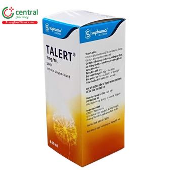 Thuốc Talert 1mg/ml Sopharma điều trị viêm mũi dị ứng theo mùa