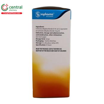 Thuốc Talert 1mg/ml Sopharma điều trị viêm mũi dị ứng theo mùa