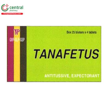 Thuốc Tanafetus - Điều trị ho do cảm lạnh, cúm, viêm họng, viêm phổi