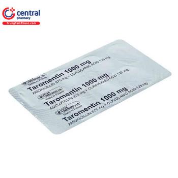 [CHÍNH HÃNG] Thuốc Taromentin 1000mg - Thuốc điều trị nhiễm trùng cho ...