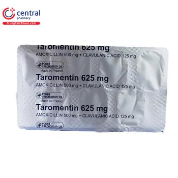 [CHÍNH HÃNG] Thuốc Taromentin 625mg - Thuốc chống nhiễm trùng hô hấp