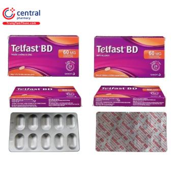 [CHÍNH HÃNG] Thuốc Telfast BD 60mg - Hết ngay dị ứng và viêm mũi