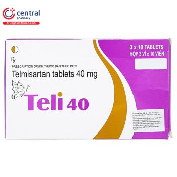 [CHÍNH HÃNG] Thuốc Teli 40 - Thuốc cho người tăng huyết áp