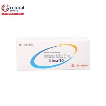 [CHÍNH HÃNG] Thuốc Telma 20 điều trị các bệnh tim mạch
