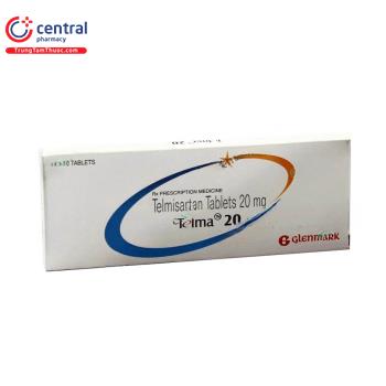 [CHÍNH HÃNG] Thuốc Telma 20 điều trị các bệnh tim mạch