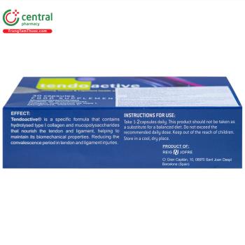 Thuốc Tendoactive có tác dụng gì? Uống bao lâu thì ngưng?