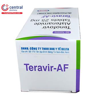 [CHÍNH HÃNG] Thuốc Teravir-AF 25mg điều trị viêm gan siêu vi B