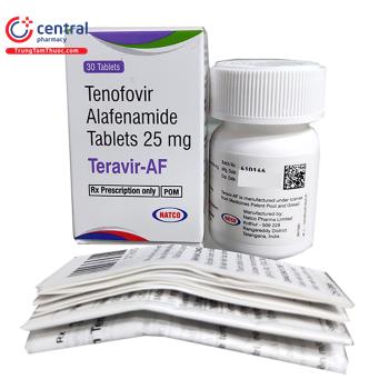 [CHÍNH HÃNG] Thuốc Teravir-AF 25mg điều trị viêm gan siêu vi B