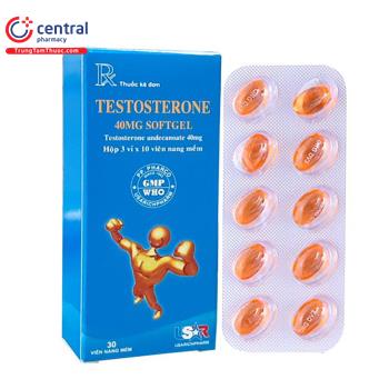[CHÍNH HÃNG] Thuốc Testosterone 40mg Softgel thay thế Testosterone