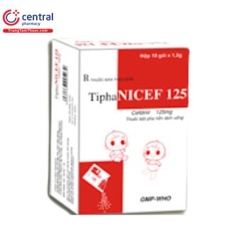 Thuốc TIPHANICEF 125 điều trị nhiễm khuẩn chứa Cefdinir
