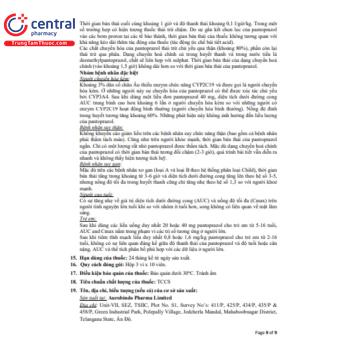 Thuốc Topraz 20 - Thuốc ức chế bơm proton giúp làm giảm tiết acid