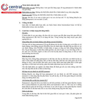 Thuốc Topraz 20 - Thuốc ức chế bơm proton giúp làm giảm tiết acid