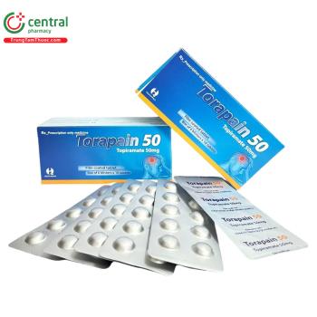 Thuốc Torapain 50 điều trị cơn động kinh cục bộ cho người trên 6 tuổi