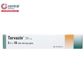 [CHÍNH HÃNG] Thuốc Torvazin 20 điều trị tăng Cholesterol máu hiệu quả