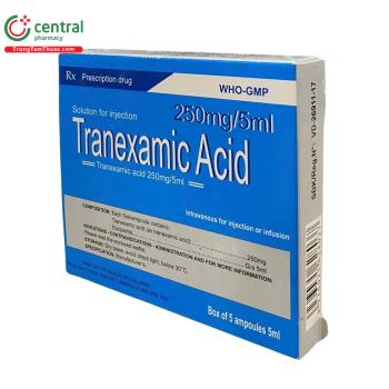 Thuốc Tranexamic acid 250mg/5ml Dược phẩm Minh Dân phòng và điều trị ...