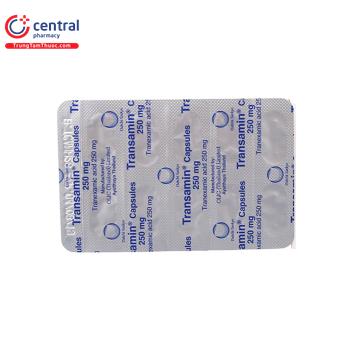 [CHÍNH HÃNG] Thuốc Transamin Capsuales 250mg ức chế tiêu fibrin huyết