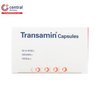 [CHÍNH HÃNG] Thuốc Transamin Capsuales 250mg ức chế tiêu fibrin huyết