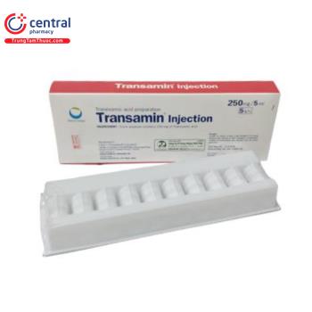 Thuốc Transamin Injection 250mg/5ml - Thuốc ngăn chảy máu phẫu thuật