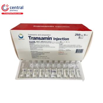 Thuốc Transamin Injection 250mg/5ml - Thuốc ngăn chảy máu phẫu thuật
