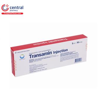 Thuốc Transamin Injection 250mg/5ml - Thuốc ngăn chảy máu phẫu thuật