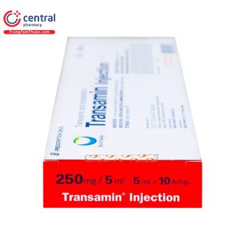 Thuốc Transamin Injection 250mg/5ml - Thuốc ngăn chảy máu phẫu thuật