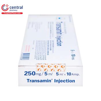 Thuốc Transamin Injection 250mg/5ml - Thuốc ngăn chảy máu phẫu thuật