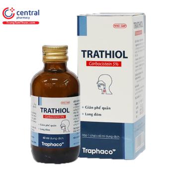 [CHÍNH HÃNG] Thuốc Trathiol làm loãng đờm, hỗ trợ điều trị COPD