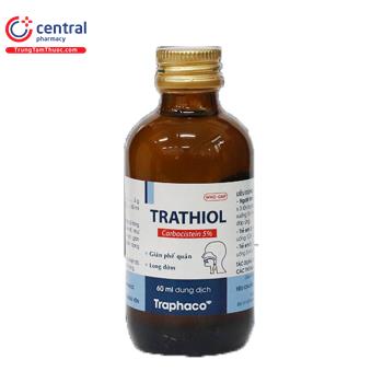 [CHÍNH HÃNG] Thuốc Trathiol làm loãng đờm, hỗ trợ điều trị COPD