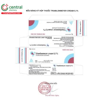 Thuốc Triamlonmeyer Cream 0,1% giảm viêm và ngứa ở các bệnh ngoài da