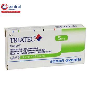 Thuốc Triatec 5mg - Thuốc điều trị tăng huyết áp hiệu quả
