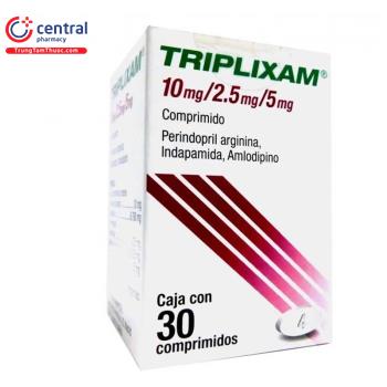 Thuốc Triplixam 10mg/2.5mg/5mg - Thuốc điều trị tăng huyết áp