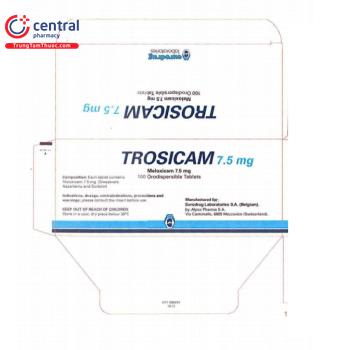 [CHÍNH HÃNG] Thuốc Trosicam 7.5mg - Điều trị bệnh viêm khớp dạng thấp