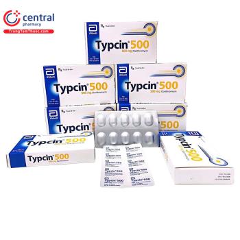 [CHÍNH HÃNG] Thuốc Typcin 500 điều trị viêm xoang, viêm phế quản