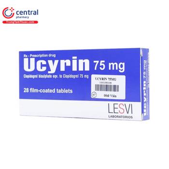 Thuốc tim mạch Ucyrin 75mg: tác dụng, chỉ định, liều dùng