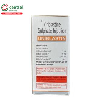 Thuốc Uniblastin 10mg/10ml Vinblastin - thuốc điều trị ung thư