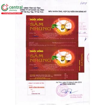 Thuốc uống Sâm Nhung Hadiphar - Bổ khí huyết, cải thiện sức khỏe