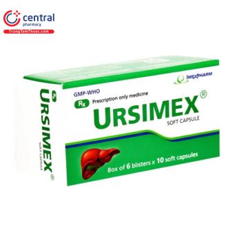 [CHÍNH HÃNG] Thuốc Ursimex điều trị các bệnh lý gan mật