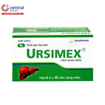 [CHÍNH HÃNG] Thuốc Ursimex điều trị các bệnh lý gan mật